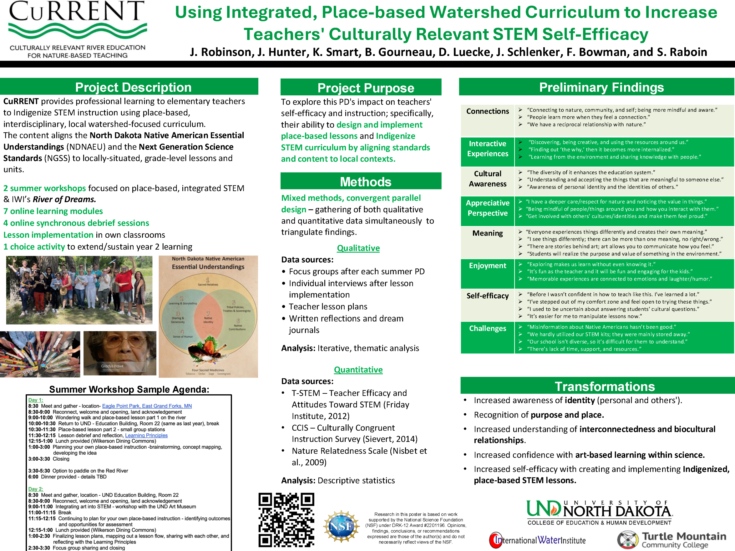 Using Integrated, Place-based Watershed Curriculum to Increase Teacher Self-Efficacy with ...